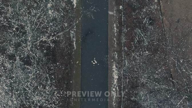 Woman Walking On A Paved Path In Snow Stock Videos Alex Welgraven