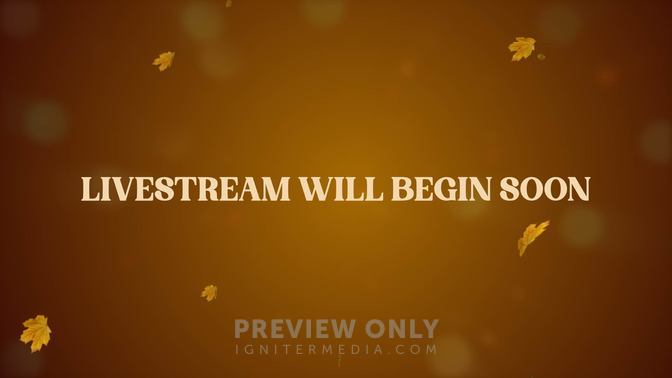 Fall - Livestream Will Begin Soon - Title Graphics | Church Visuals Fall - Livestream Will Begin Soon - Title Graphics | Church Visuals