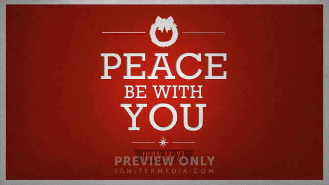 Peace Be With You Title Graphics Igniter Media