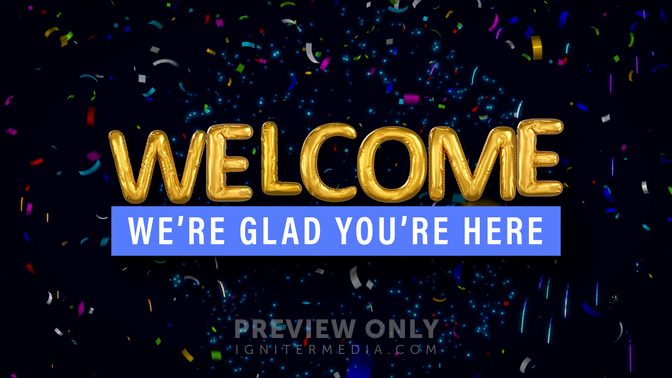 New Year Same God - Welcome - Title Graphics | Church Visuals New Year Same God - Welcome - Title Graphics | Church Visuals