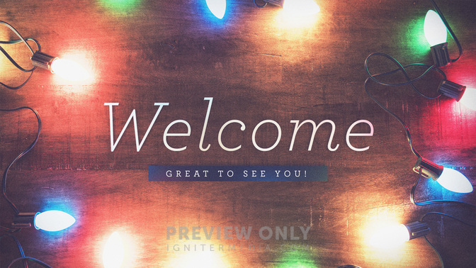 Christmas Lights - Welcome - Title Graphics | Igniter Media Christmas Lights - Welcome - Title Graphics | Igniter Media