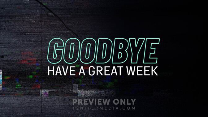 Invisible - Goodbye - Title Graphics | Church Visuals Invisible - Goodbye - Title Graphics | Church Visuals