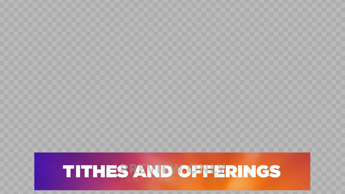 Radiant Blur - Tithes and Offerings - Title Graphics | Centerline New Media Radiant Blur - Tithes and Offerings - Title Graphics | Centerline New Media