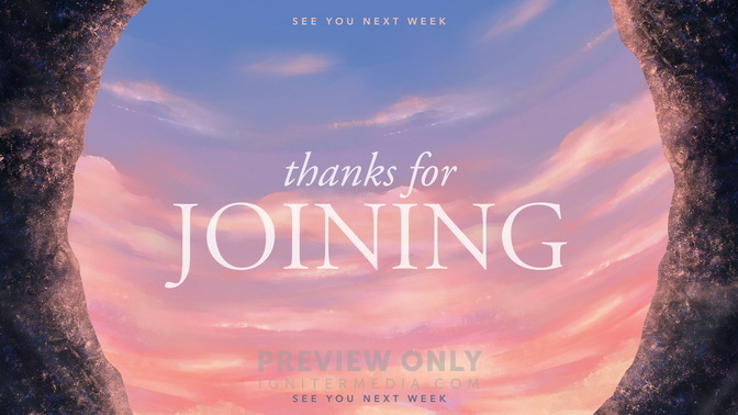 Passages of Easter - Thanks For Joining - Title Graphics | Igniter Media Passages of Easter - Thanks For Joining - Title Graphics | Igniter Media