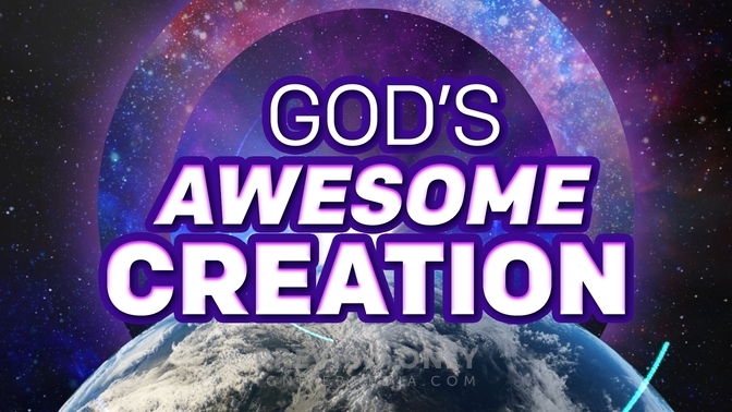 God's Awesome Creation - Title Graphics | Church Visuals God's Awesome Creation - Title Graphics | Church Visuals